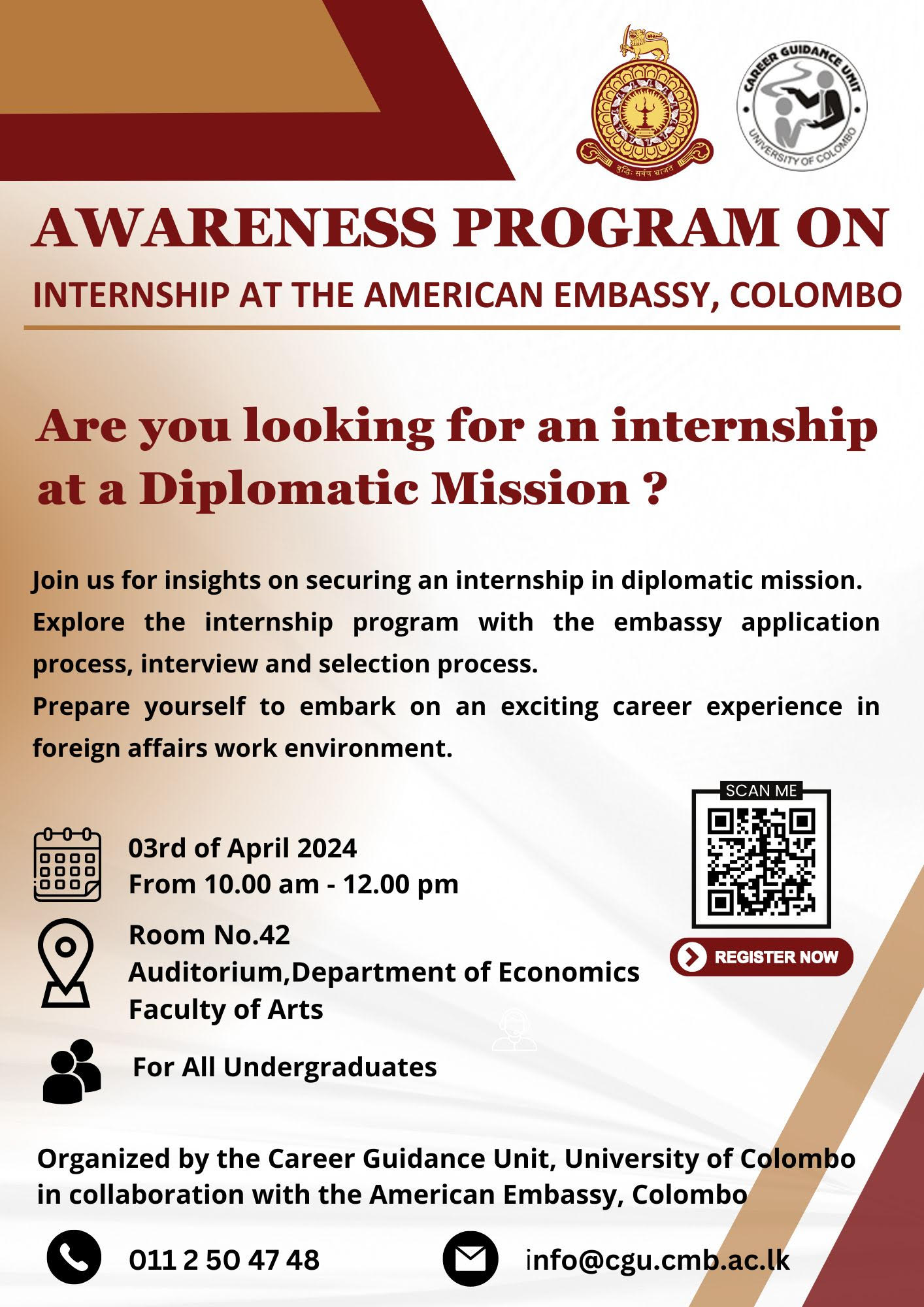 LMS - Technology: INTERNSHIP AT THE AMERICAN EMBASSY, COLOMBO ...